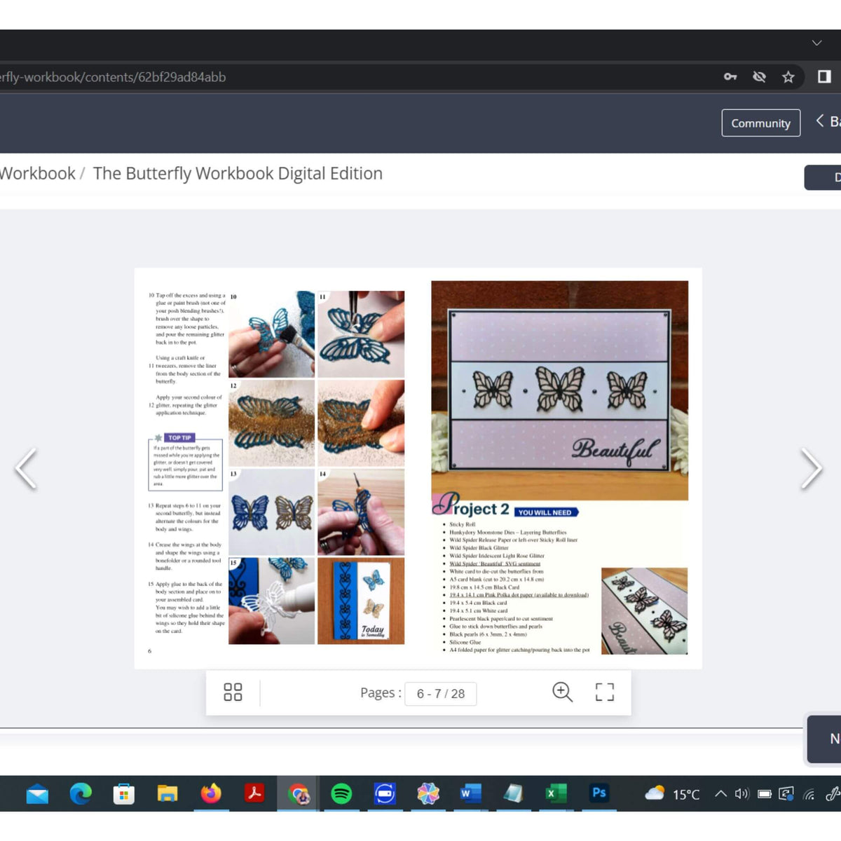 The Butterfly Workbook - Digital Edition – Wild Spider Designs