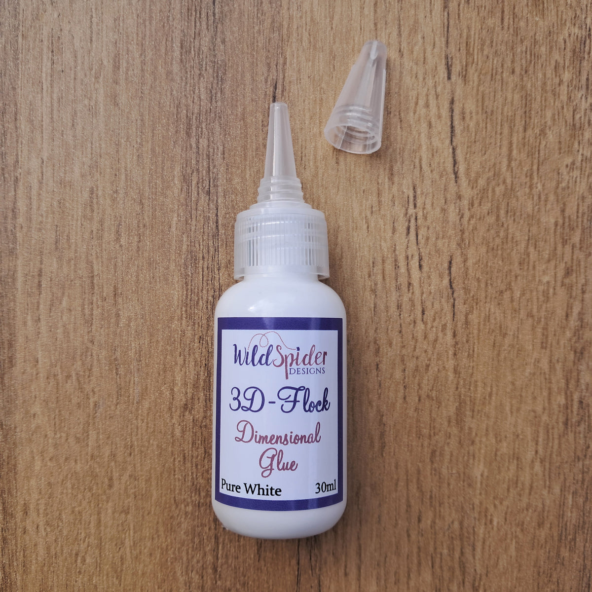 3D-Flock Dimensional Glue - Pure White – Wild Spider Designs